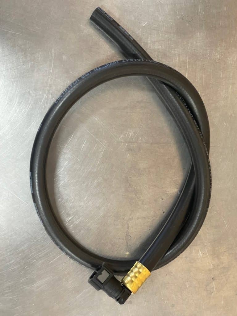 3/8 Pushlock hose with quick 90* fitting to connect to selector valve ...